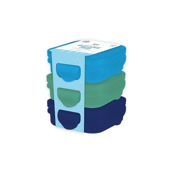 C&m Kids Clip Lock Tubs Blue 3 Pack – EuroGiant