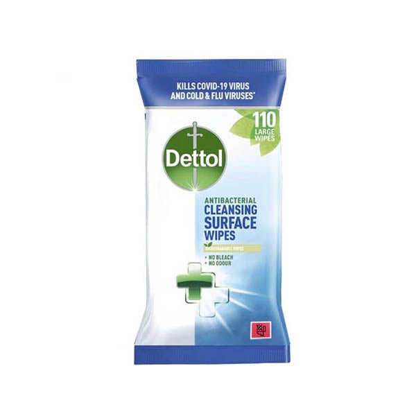 Dettol Cleansing Surface Wipes 110s – EuroGiant