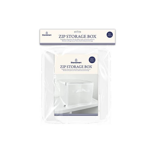 Storesmart Collapsible Zip Storage Box – EuroGiant