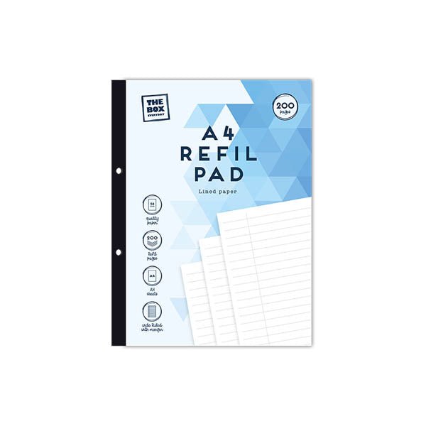 THE BOX EVERYDAY A4 REFIL PAD 200 PAGES – EuroGiant