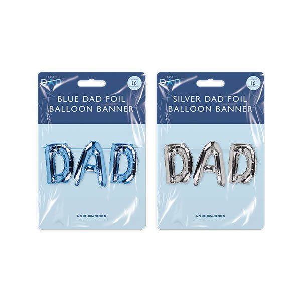 Best Dad Blue Dad Foil Balloon Banner – EuroGiant