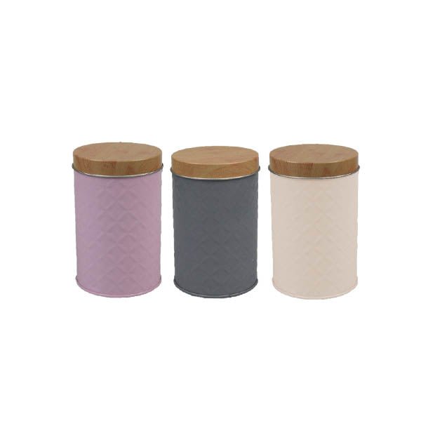 Cooke & Miller Round Embossed Tin 0.7L – EuroGiant