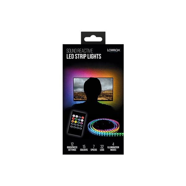 Lowmax Sound Reactive Led Strip Lights – EuroGiant Lowmax Sound Reactive Led Strip Lights – EuroGiant