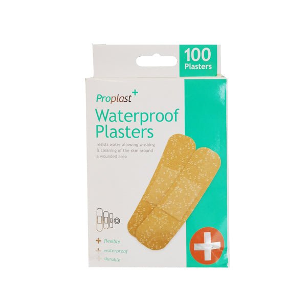 Pro Plast Waterproof Plasters 100 Pack – EuroGiant