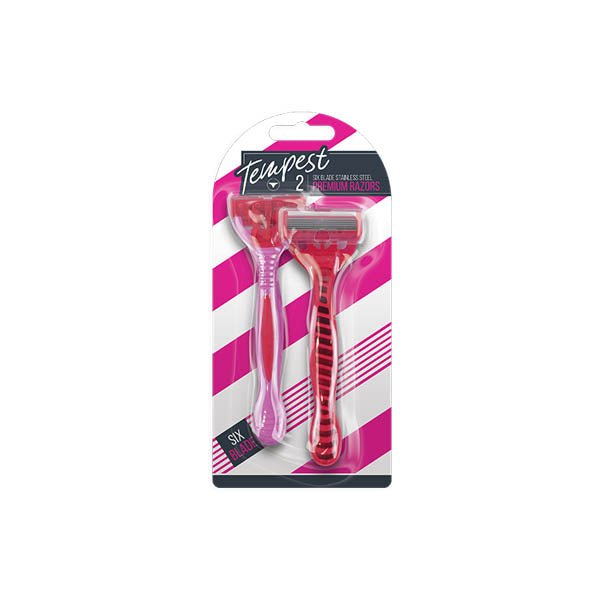 Tempest Six Blade Razors 2PK – EuroGiant
